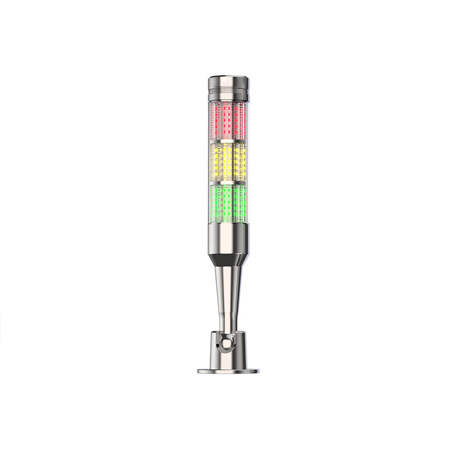 24V Tower Warning Light 3 Color Led Signal Tower Light For Machines ...